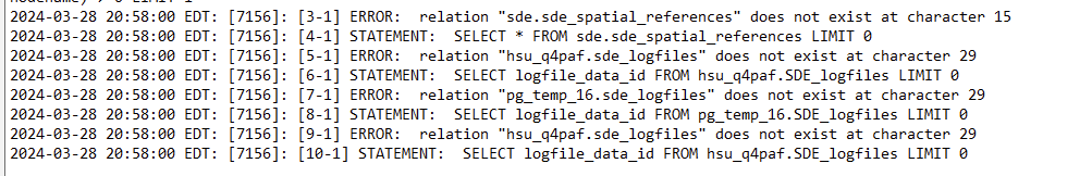Workflow Manager odd DataStore Errors - Esri Community