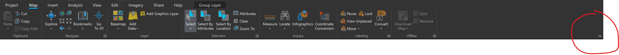 Lock Ribbon Bar - Esri Community